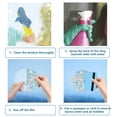16Pcs Sea Animal Large Window Clings 8 Styles Rainbow Glass 3D Sun ...