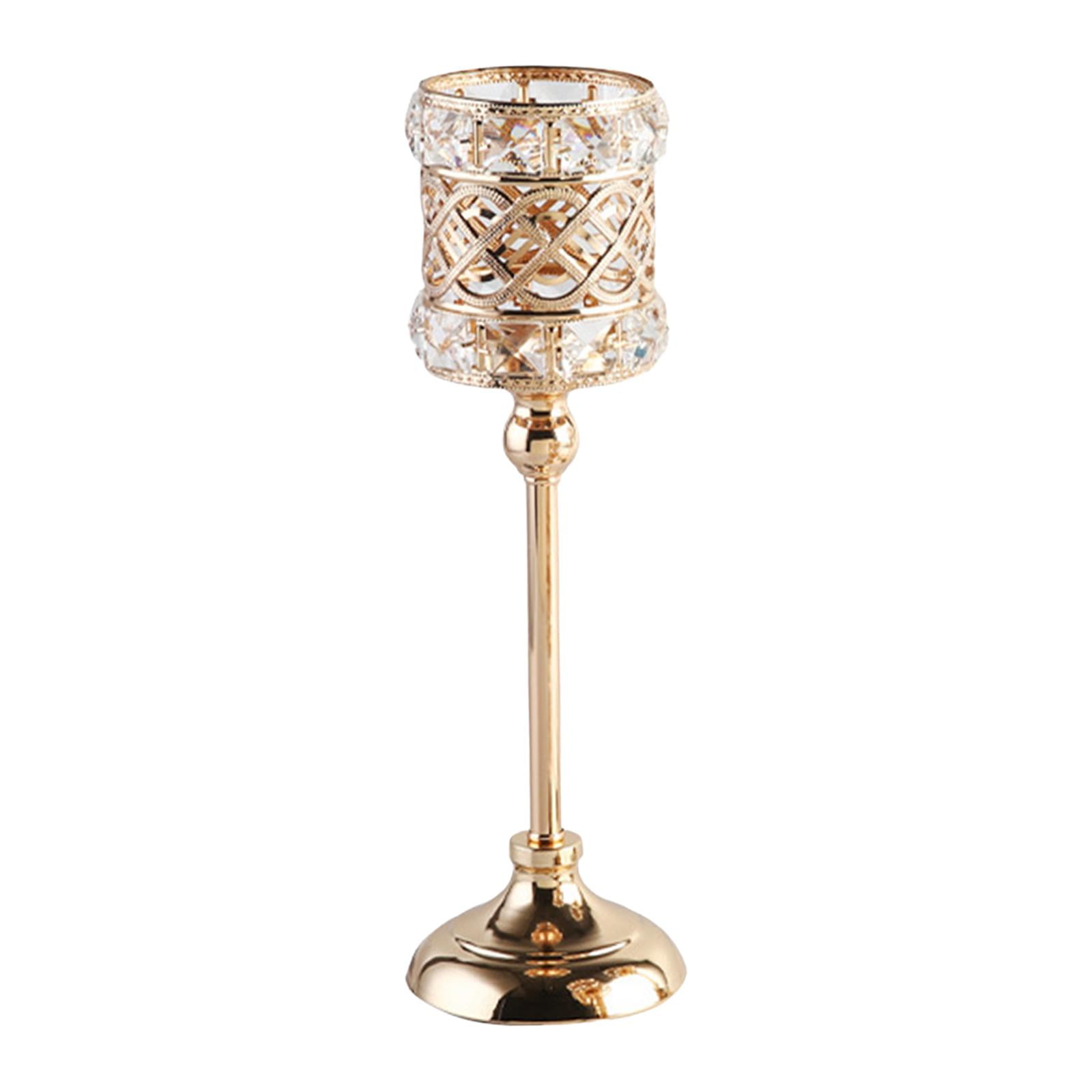 Gold Candle Holders Table Centerpieces Modern Tealight Candle Stand ...