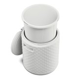 Suncast Resin Cooler Side Table with Removable Liner, 54 Qt. Capacity ...