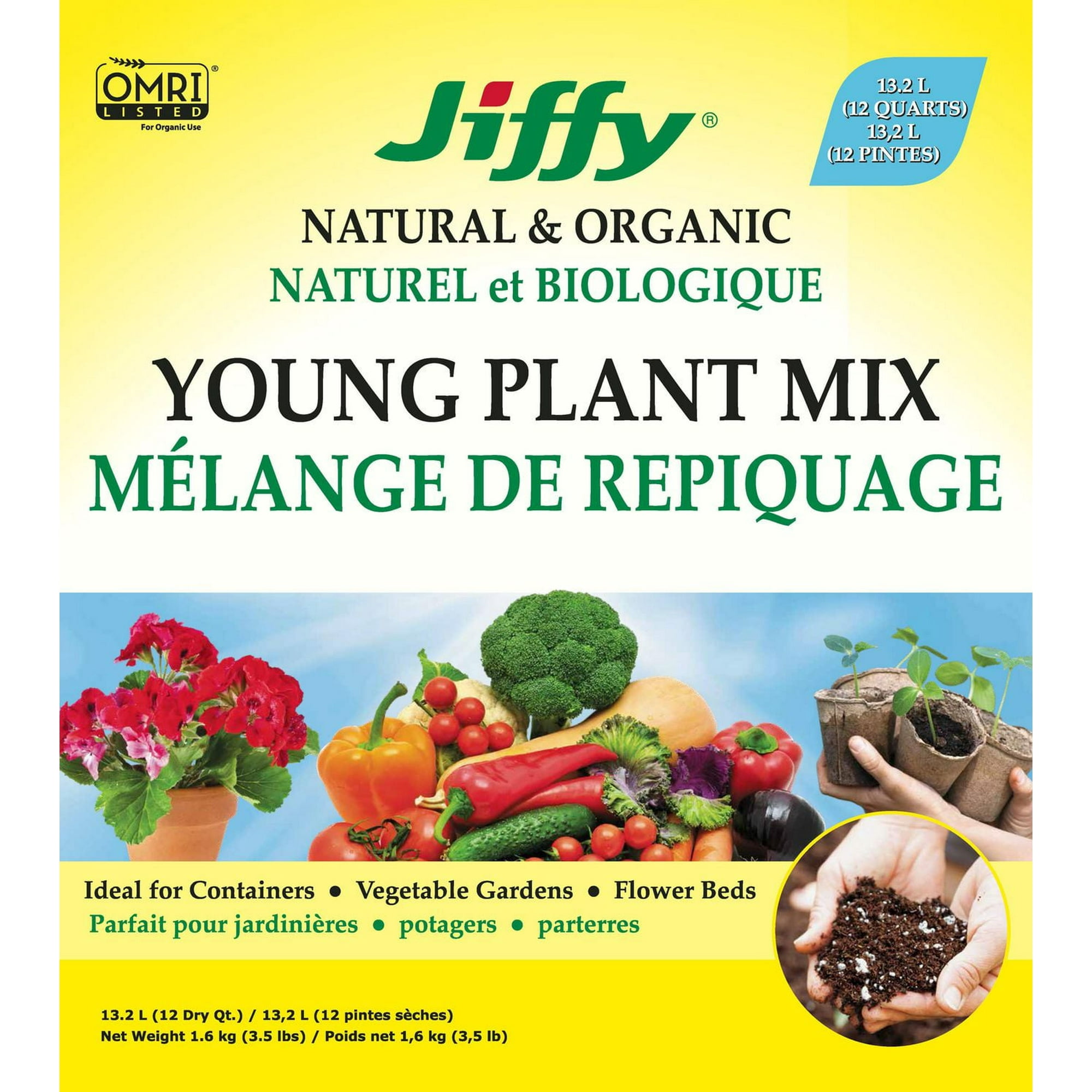 Click here for Jiffy Natural & Organic Young Plant Mix 1 prices