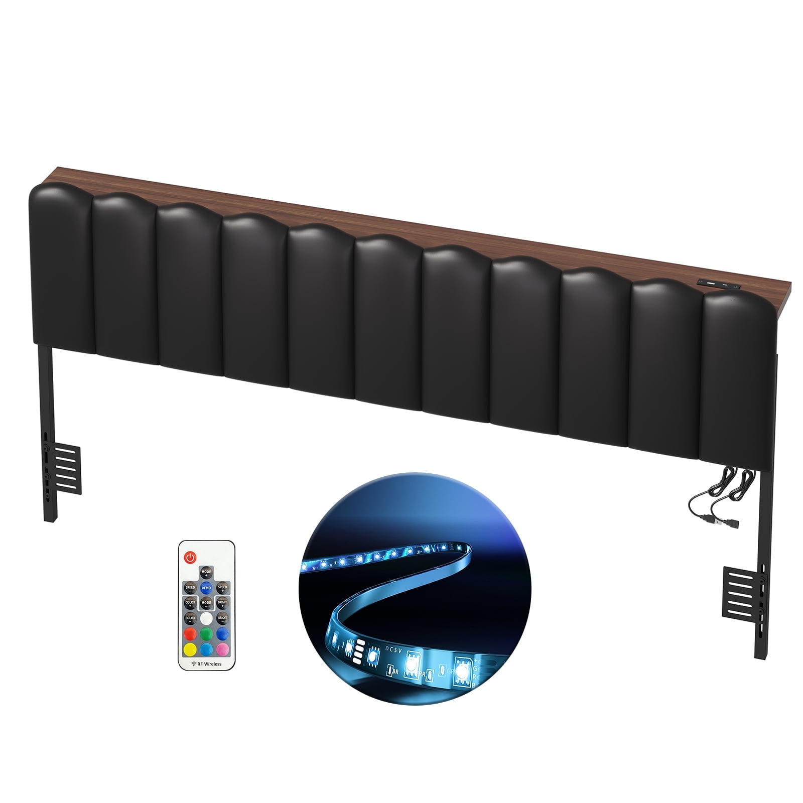 Click here for Pinmoco King Size Upholstered Headboard With Stora... prices