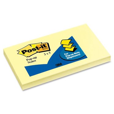 3M Super Sticky Pop-up Note Refill R330-12SSCY - Walmart.com