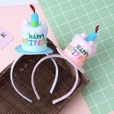 Simply Sweet Plush Birthday Cake Headband, Multicolor - Walmart.com