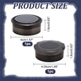 2Pcs 2 Styles Stainless Steel Loose Diamond Storage Boxes Small Gems ...