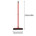 Multi-Cleaner Rubber Pull Broom & Dustpan Combo Set with Unique Corner ...