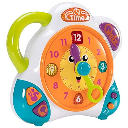 Fat Brain Toys Bilingual Learning Clock - Teach and Talk Learning Clock ...