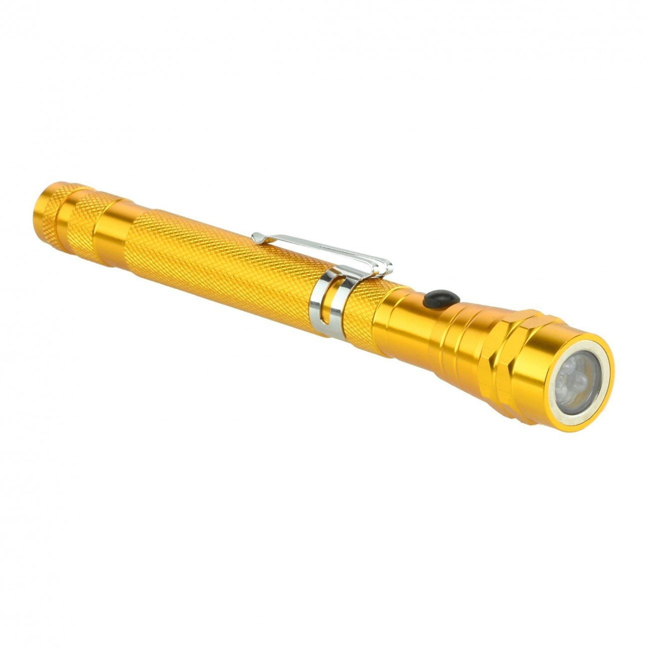 LED Flashlight with Telescope Magnetic Pickup Flex Head Magnetic Front ...