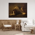 Stupell Industries Dim Lighted Classic Dog Canvas Wall Art, design by ...