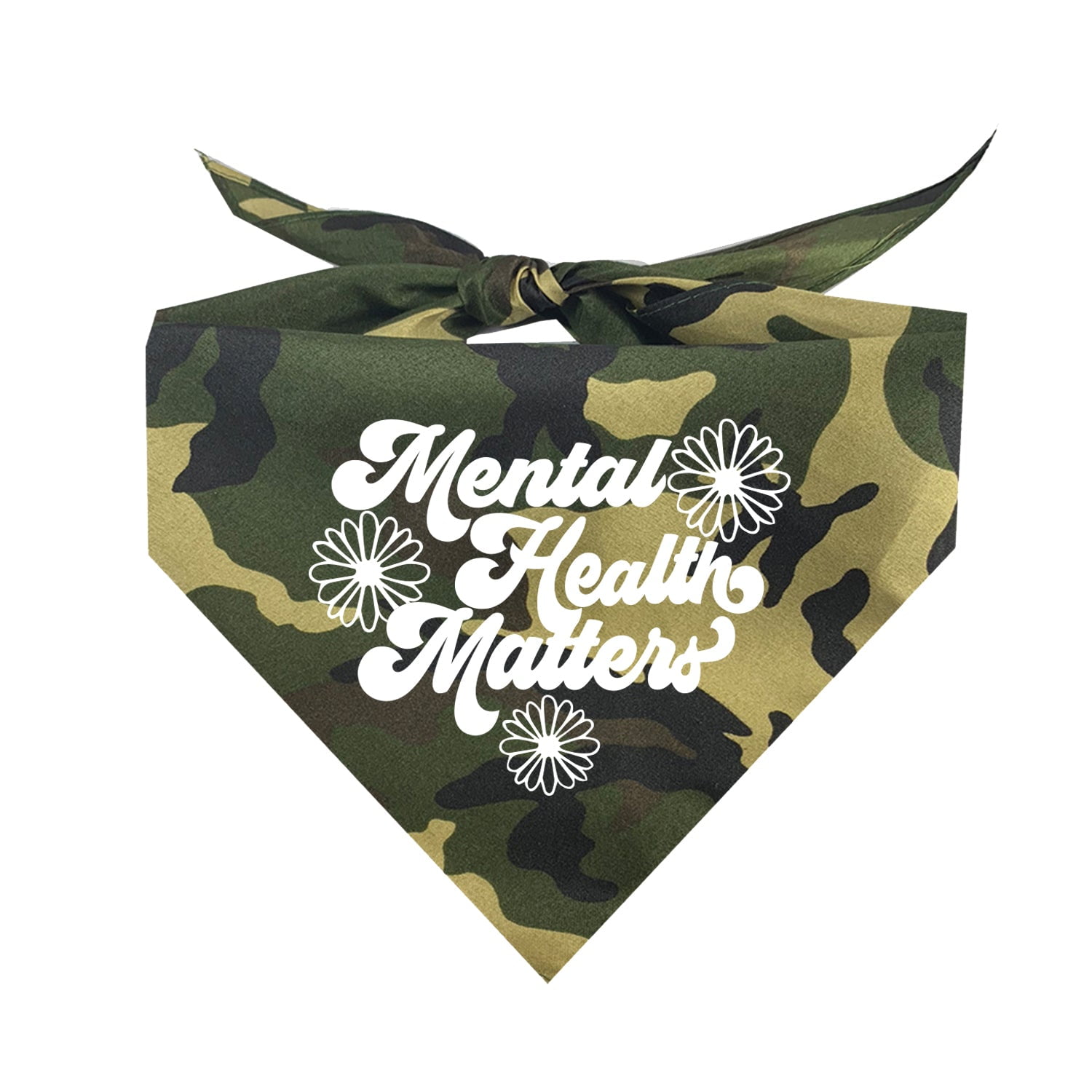 Mental Health Matters Spread Awareness Triangle Dog Bandana (Assorted ...