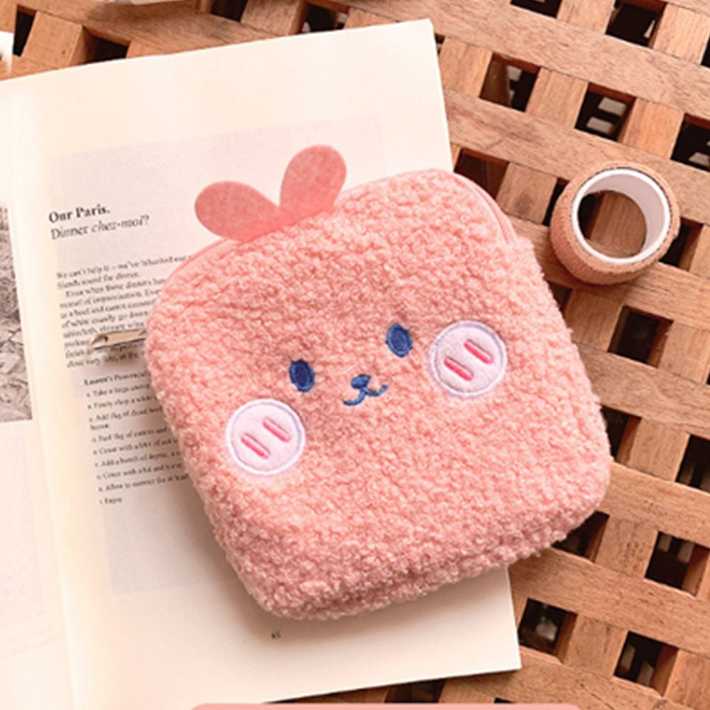 Square Cute Gift Ladies Cartoon Makeup Small Case Zipper Bag Mini ...