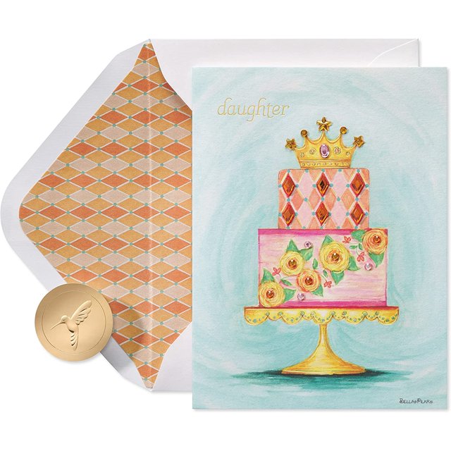 Papyrus Birthday Card for Daughter - Designed by Bella Pilar (Birthday Princess) - Walmart.com