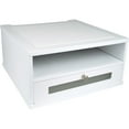 Victor Pure Monitor Riser - Stand - for monitor - metal, glass, wood ...