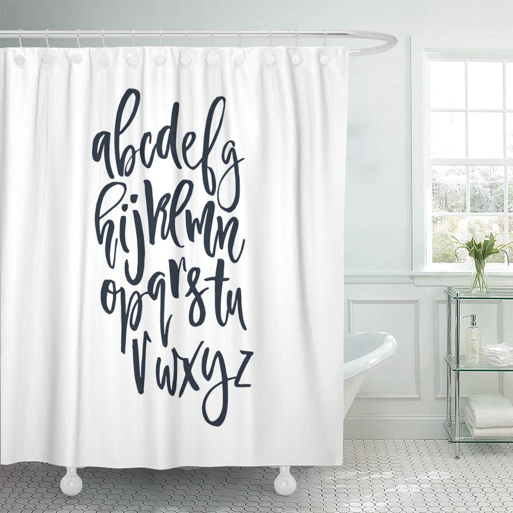 KSADK Letter Handdrawn Calligraphic Latin Alphabet Drawn Calligraphy ...