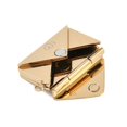 304 Stainless Steel Pendants with Magnetic Envelope Charm Golden 13 ...