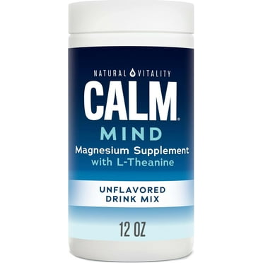 Natural Vitality CALM Magnesium Powder Drink Mix, Relax Anxiety ...