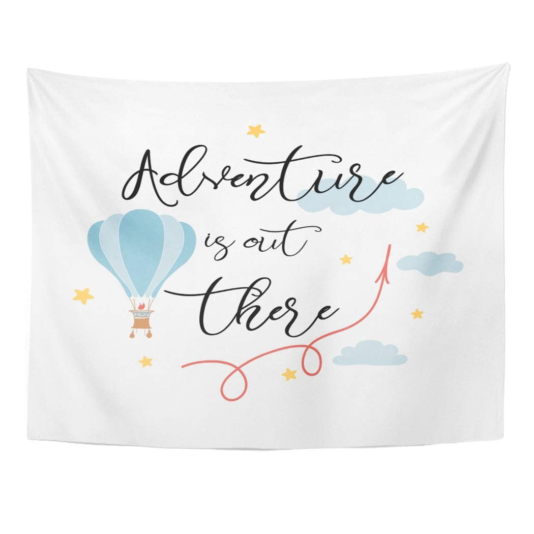 ZEALGNED Slogan Flying Hot Air Balloon Inspirational Phrase Positive ...