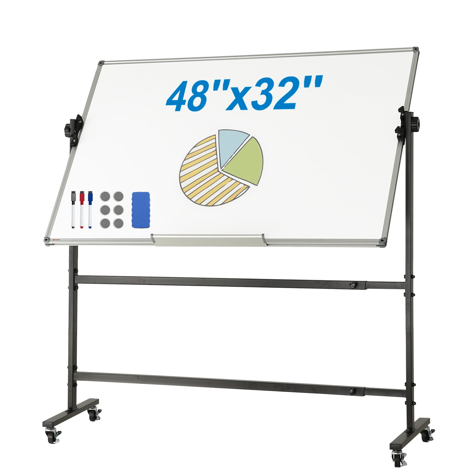 Click here for Vevor Rolling Whiteboard  48 X 32-Inch Double-Side... prices