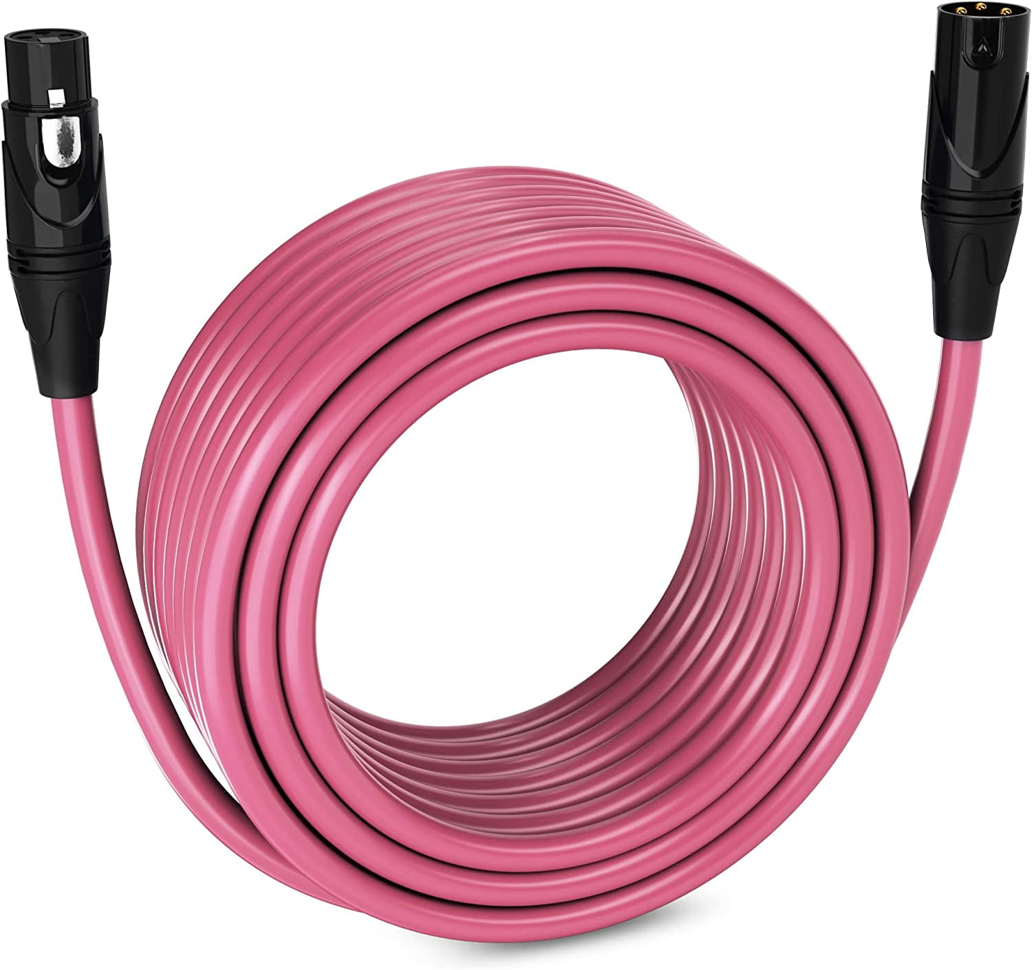 LyxPro 75 feet Microphone XLR Cable, Male to Female, 3 Pin Mic Cable ...