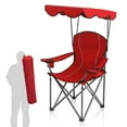 Alpha Camper Heavy-Duty Foldable Canopy Chair with Cup Holder, Portable ...