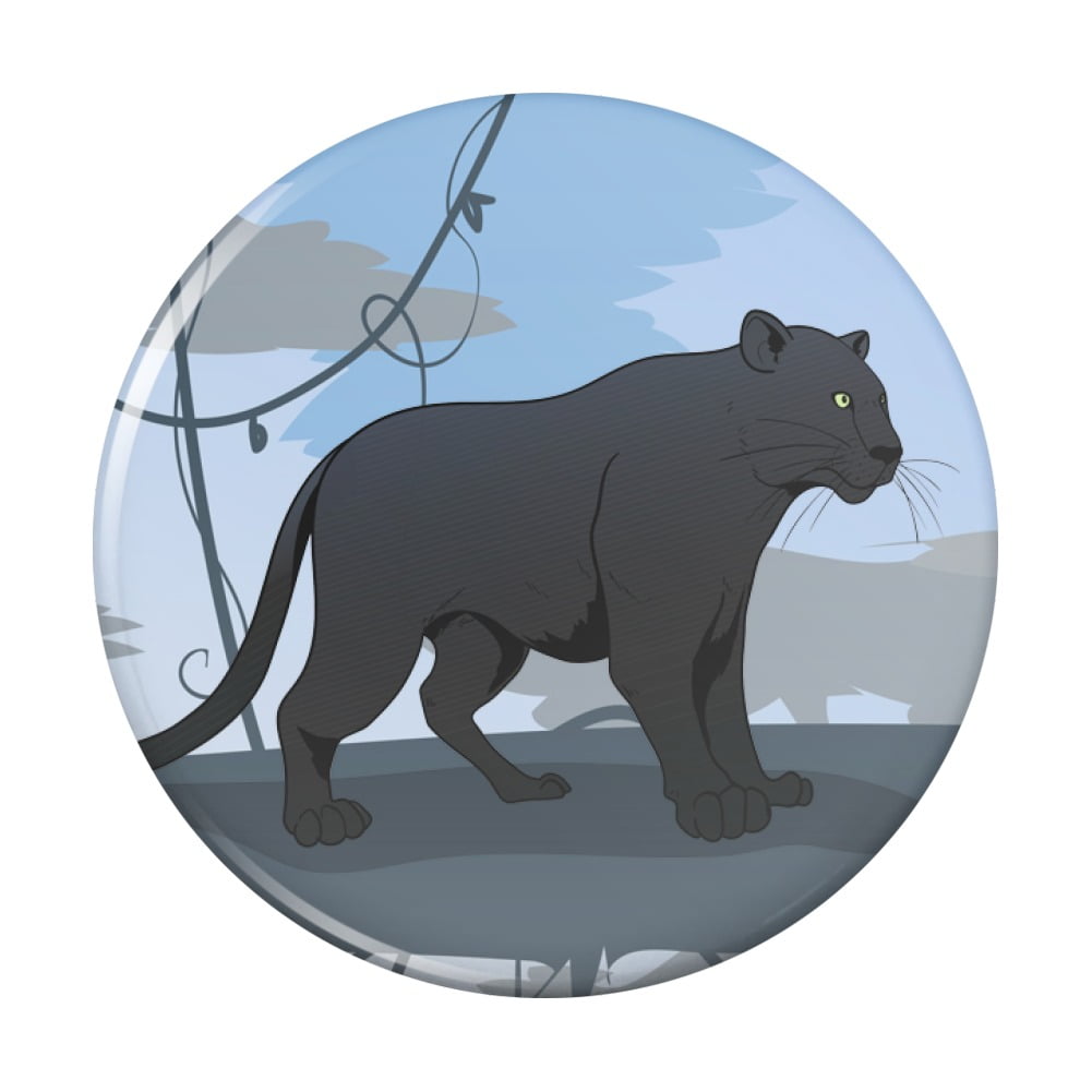 Black Panther Leopard Jaguar Forest Kitchen Refrigerator Locker Button ...