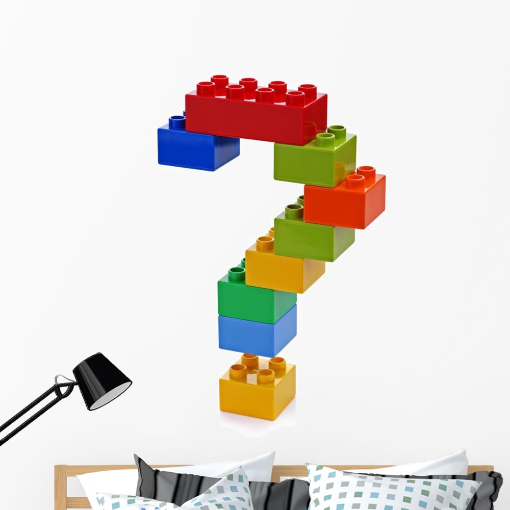 Question Mark Wall Decal by Wallmonkeys Peel and Stick Graphic (48 in H ...