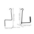Patkaw 2 Pcs Jack Handle Hand Jack Arm Jack Lever Handle Replacement Jack Accessory