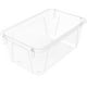 Storex Plastic Cubby Bin, Kids' Craft and Supply Storage, Clear, 5-Pack ...