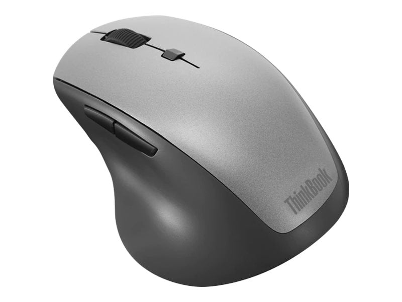 Lenovo ThinkBook Wireless Media - Mouse - ergonomic - right-handed ...