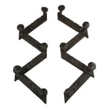 Cast Iron Rustic Industrial Farmhouse Railroad Nail Spikes 5 Peg Wall ...