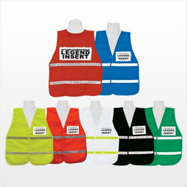3A Safety - 3asafety IC1000-O Incident Command Vest Polyester, Hi-Viz ...