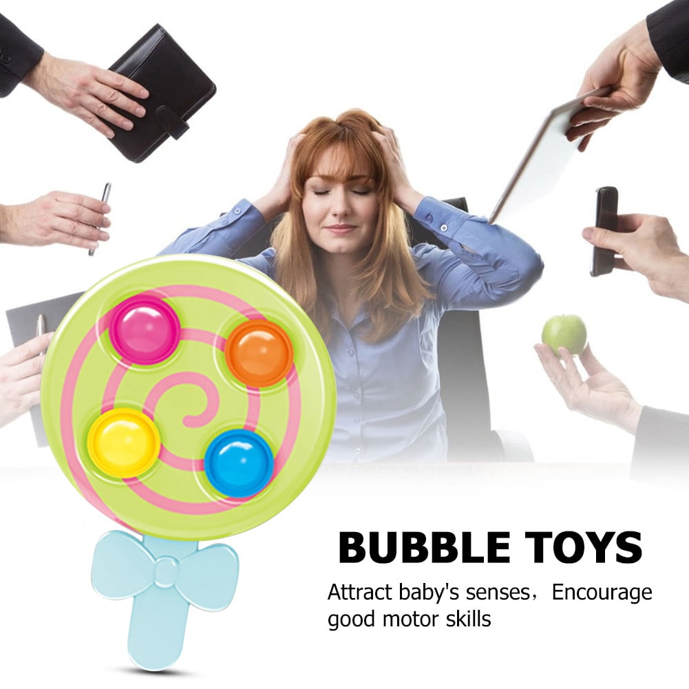 Candy Dimple Bubble Toy Kids Fingertip Sensory Relieve Stress Toys ...