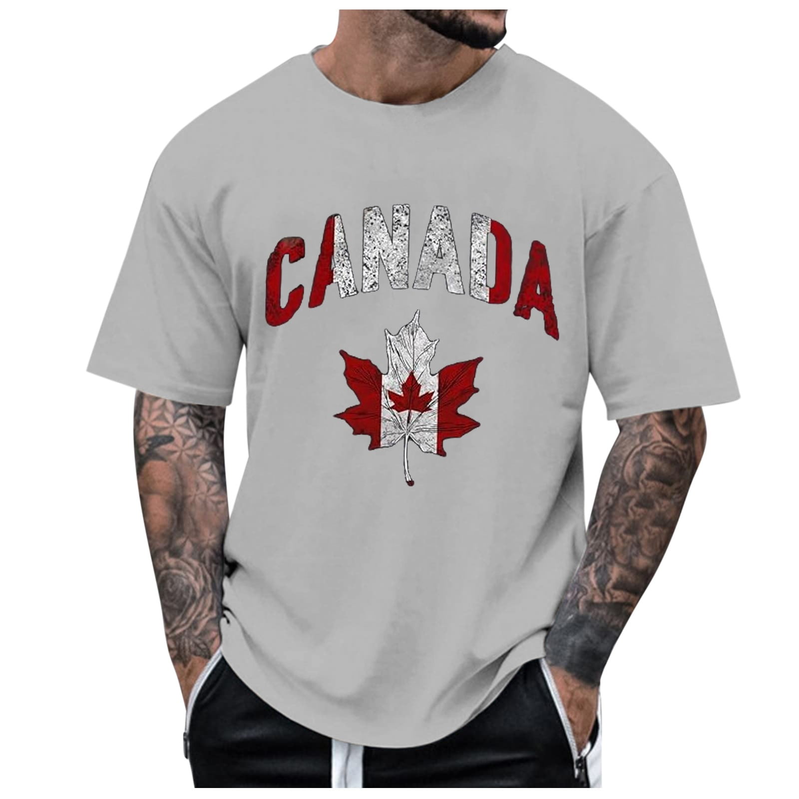 Click here for Ramiter Canada Shirt Mens Canada Day T-Shirt  Prem... prices