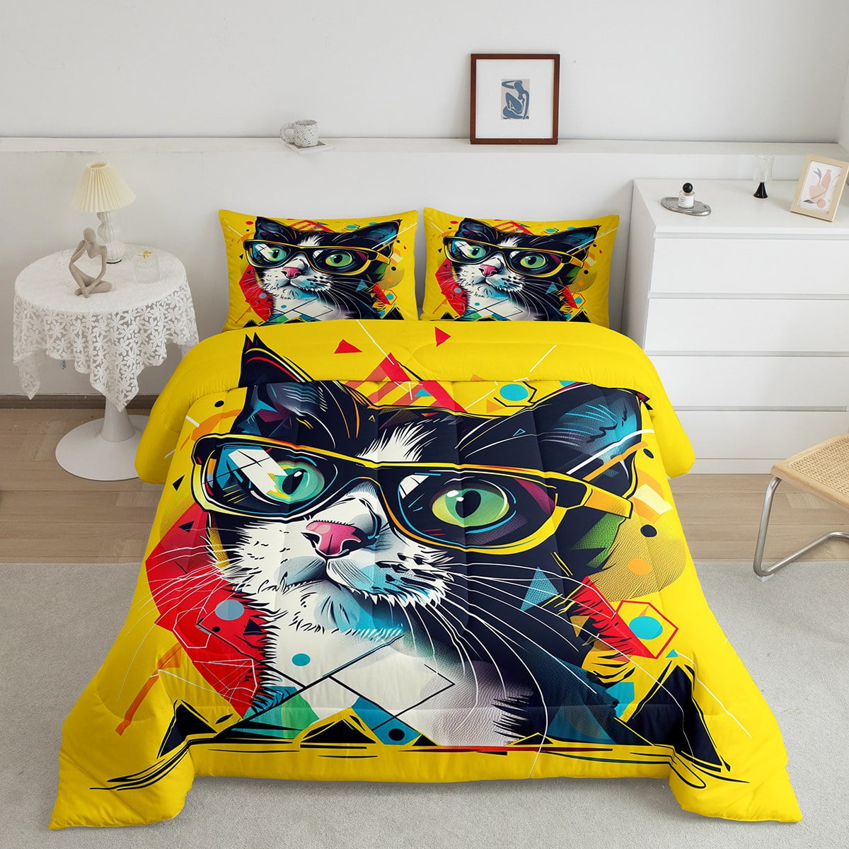 Click here for Yst Cat Bedding Set Full For Kids Boys Girls Cute... prices