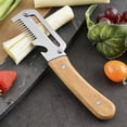 3-in-1 Scallion Shredder, Stainless Steel Vegetable Peeler with Bottle ...