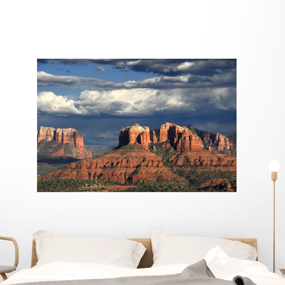 Cathedral Rock Sedona Wall Mural by Wallmonkeys Peel and Stick Graphic ...