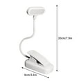 Teissuly Clip Reading Lamp Desk Lamp Intelligent Folding With USB Cable ...