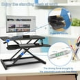 32 inch Standing Desk Converter, Height Adjustable Stand Desk, Stand up ...
