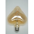 Lifegard Lighting - Vintage LED BULB E26/E27 4W 125 HEART SHAPE SPIRAL ...