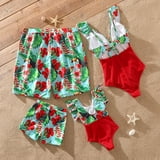 PatPat Mens Swim Trunks Tropical Beach Board Shorts Family Matching ...