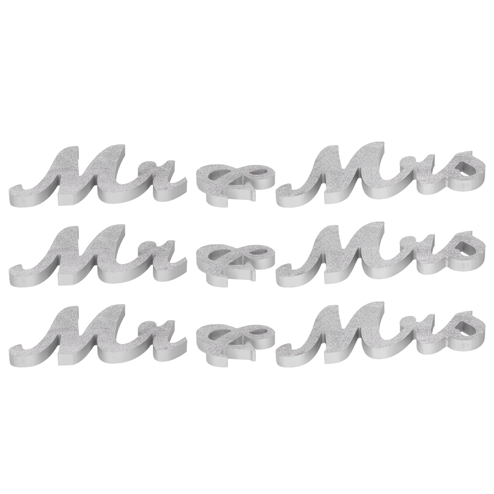 Adornos de letras de boda, madera MR & MRS Photo Props Mr Mrs Signs ...