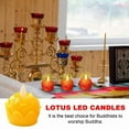 Buddhist Table Candle Candle Lamp Flameless 12Pieces Buddhist Lights ...