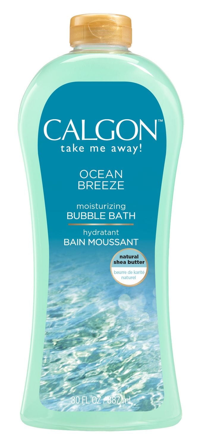 Calgon Take Me Away! Skin Silkening Ocean Breeze Bubble Bath, 887 ml ...