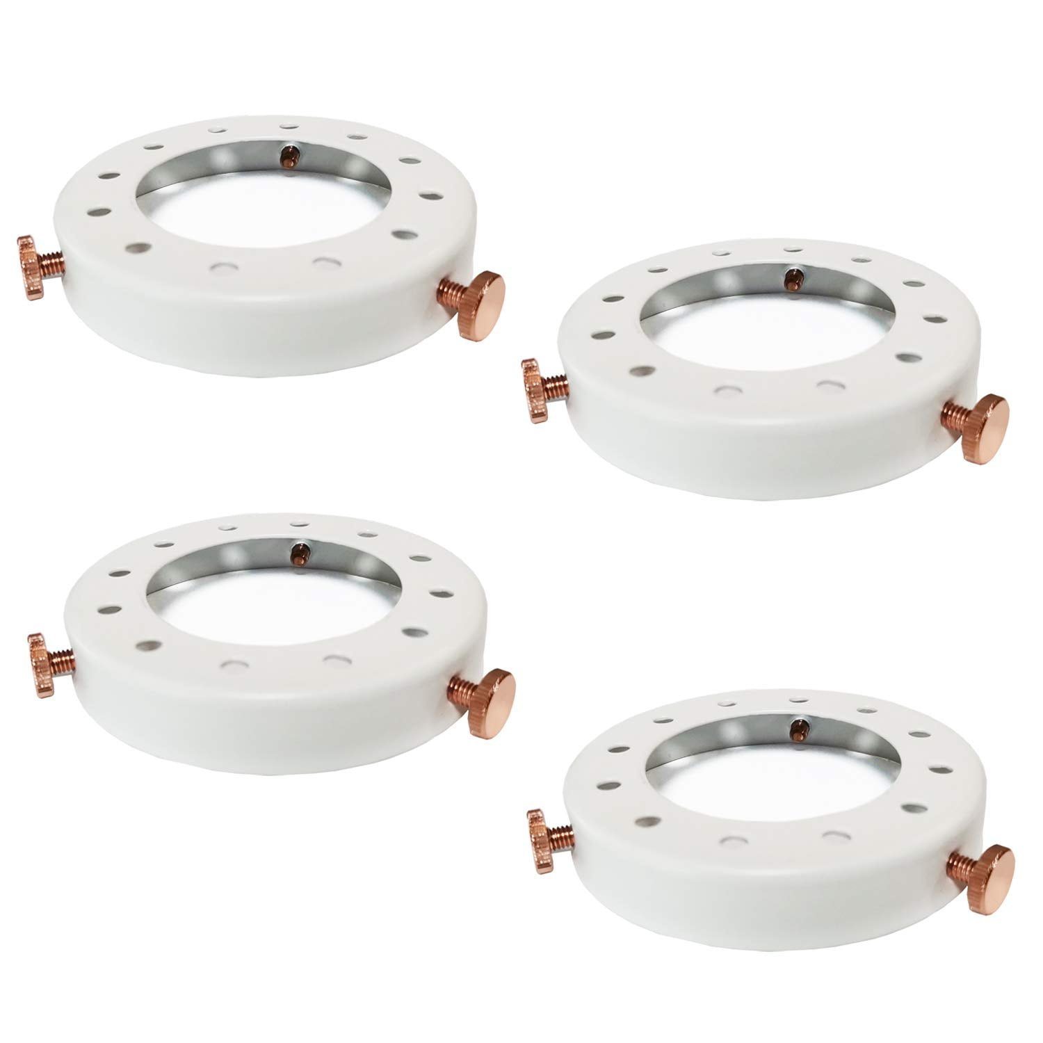 FSLiving 4-Pack Industrial Vintage Metal Decorative Ring Lighting ...