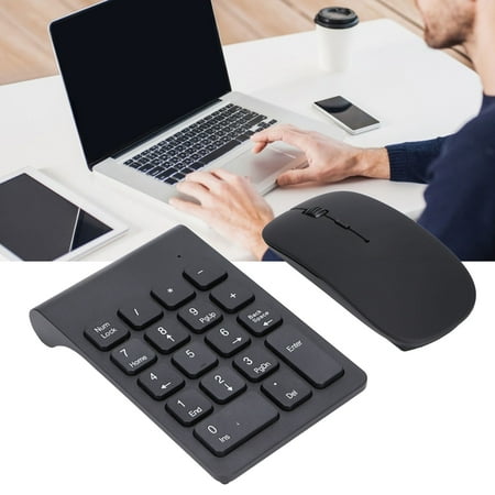 Senjay Number Pad,USB Numeric Keypad,Number Pad Plug And Play 2.4GHz ...