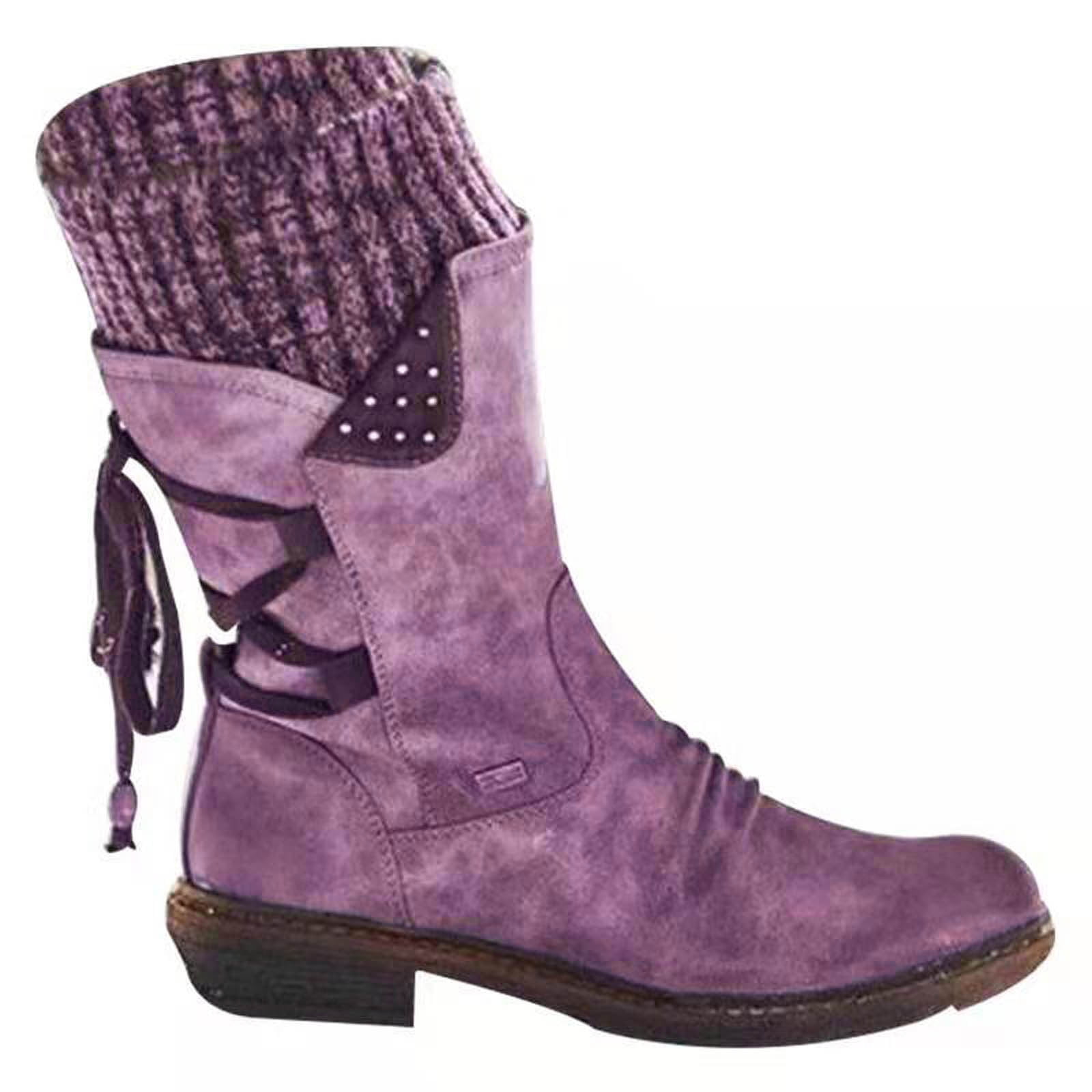 Click here for Cehvom Autumn And Winter New Woolen Yarn Snow Boot... prices
