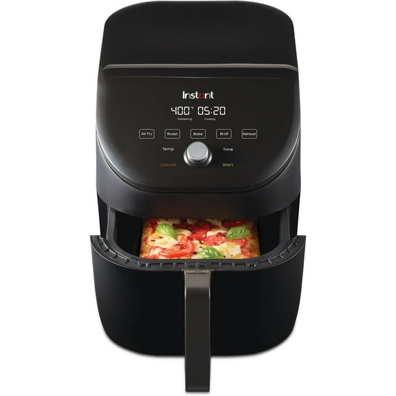 Cosori TurboBlaze 6 qt Compact Air Fryer, Dark Gray, Temperature Control, 9-in-1 Versatility ...
