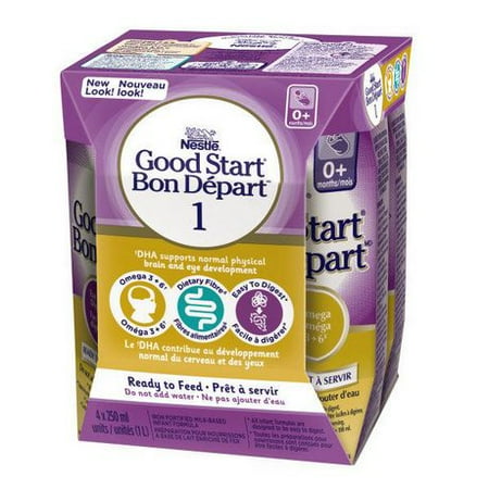 NESTLÉ® GOOD START® PLUS 1 Baby Formula, Ready-to-Feed Tetra 4 x 250 ml ...