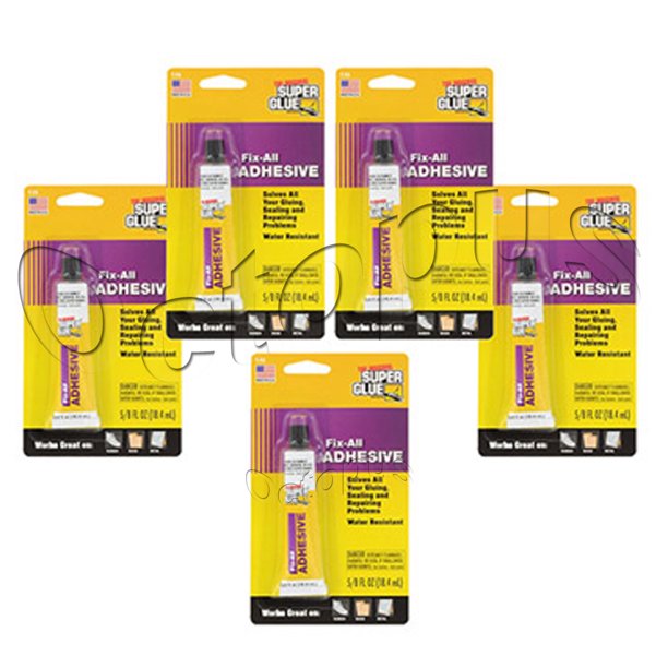 The Original Super Glue Fix All Adhesive 5 pieces (5/8 oz ea) Multi ...
