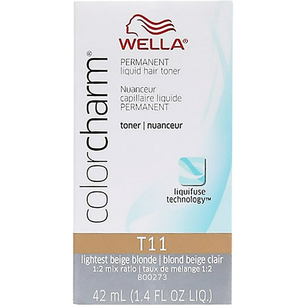 Wella - T11 Lightest Beige Blonde Color Charm Toner - Walmart.com ...