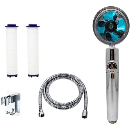 Propeller Driven Shower Head,High Pressure Handheld 360° Power Shower ...